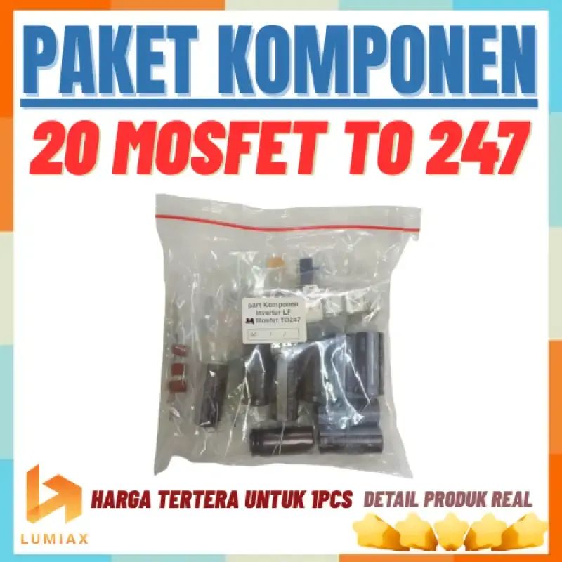 Jual Paket Komponen Siap Solder List Komponen 20 Mosfet To 247 Part ...