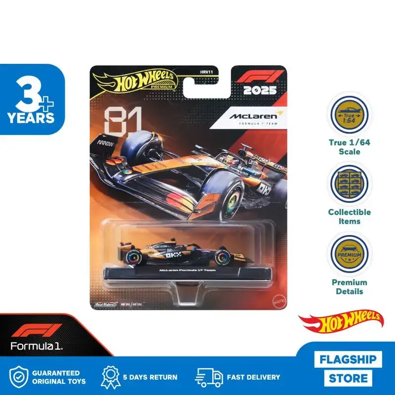 Jual Hot Wheels F1 2025 Mclaren F1 Team - Mcl39 (#81) - Mainan Mobil ...
