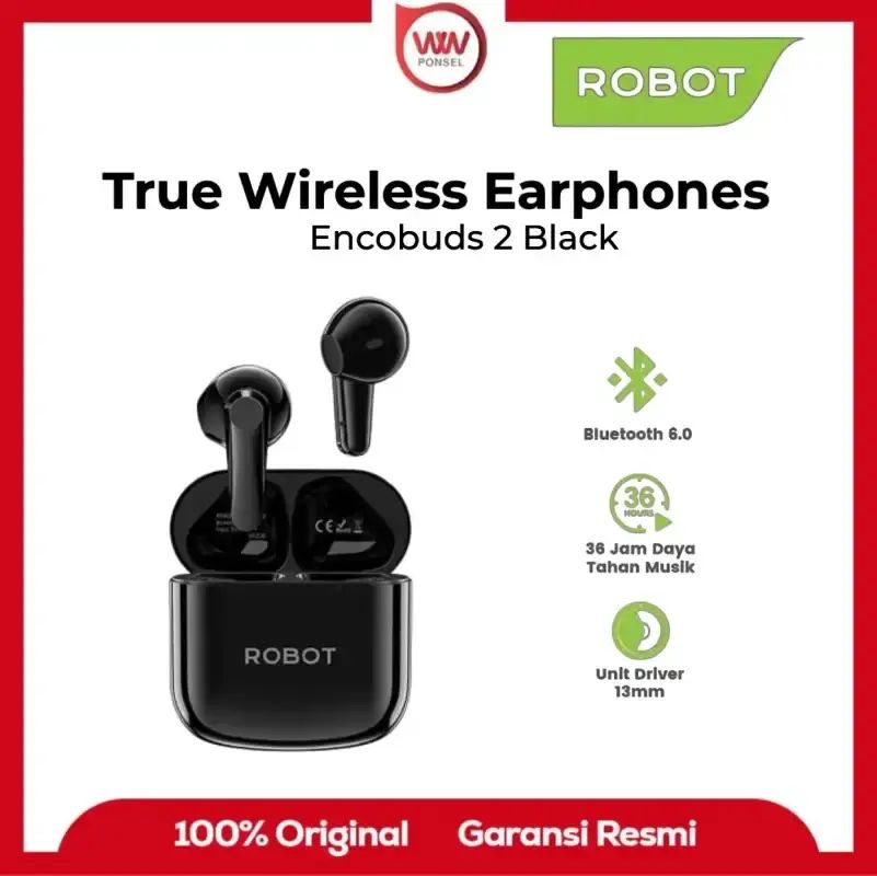 Promo Robot Enco Buds 2 True Wireless Earphones Headset Bluetooth 6.0 ...