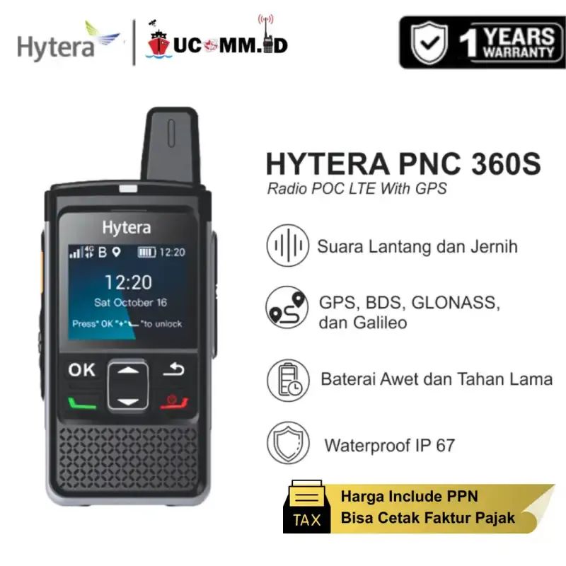 Daftar Harga Ht Hytera Pnc 360 S 🔥 Original & Spesifikasi Lengkap April ...