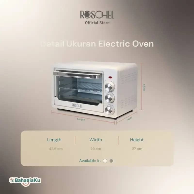 Promo Sky - Roschel Oven Listrik Rov-210 Kapasitas 21 L 600w Rov 210 ...
