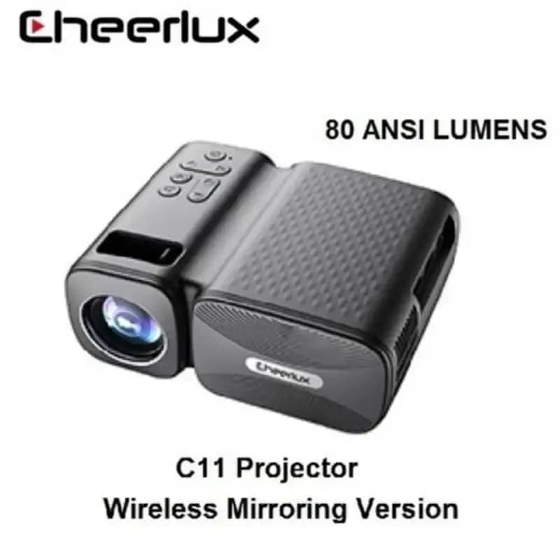 Jual Cheerlux C11 Wifi Proyektor (2000 Lumens/3.5mm Audio/av/hdmi/usb ...