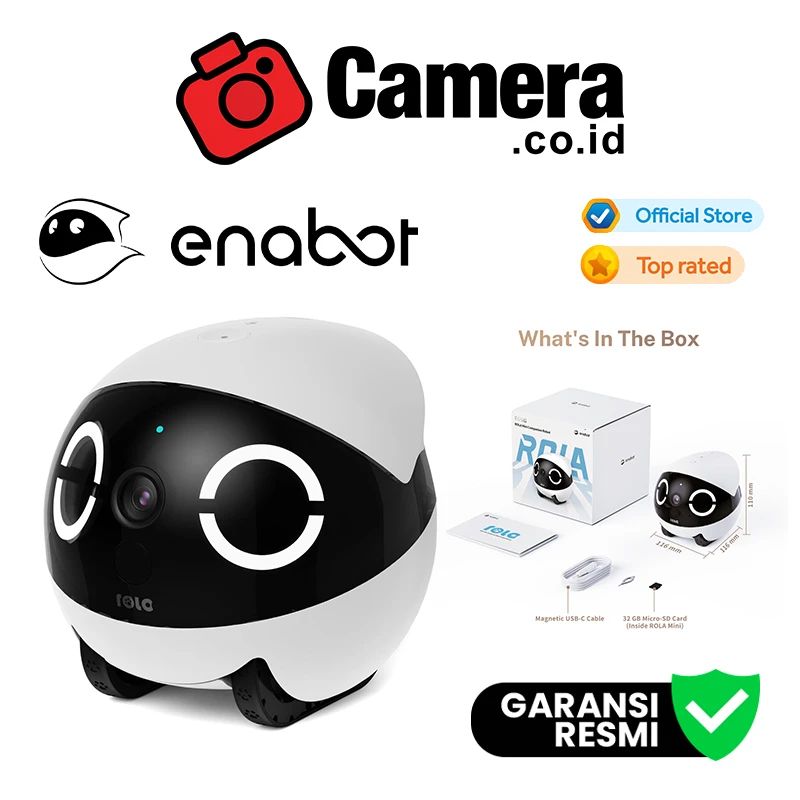 Jual Camera.co.id - Enabot Rola Mini Companion Robot Garansi Resmi Di ...