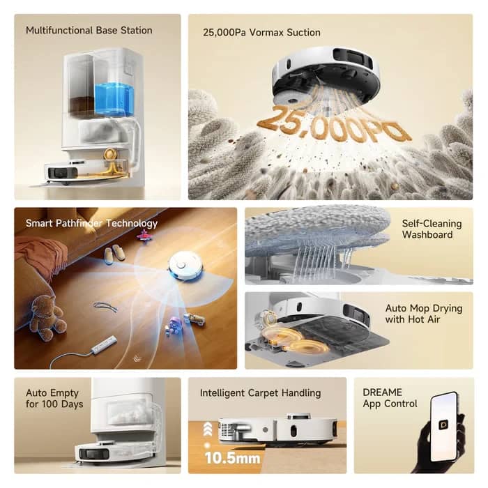 Promo Dreame D30 Ultra Ce Robot Vacuum 25000pa Suction | Pathfinder ...