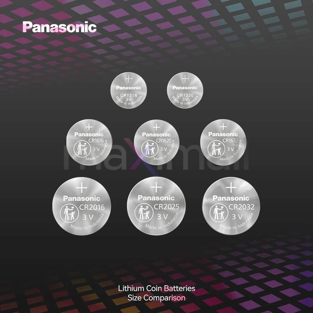 Jual Panasonic Baterai Kancing Lithium Coin Cr2032 (3v) Cr-2032 Di ...