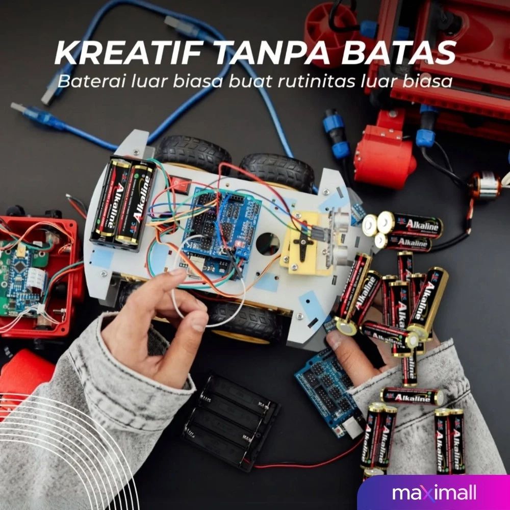 Jual Baterai Abc Alkaline Aa (a2) 1,5v Untuk Jam Dinding, Senter ...