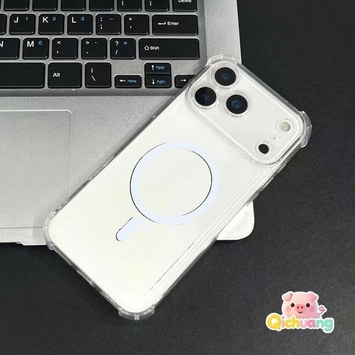 Promo Case For Tecno Spark 50 4g MagSafe Wireless Tpu Clear Magnetic ...