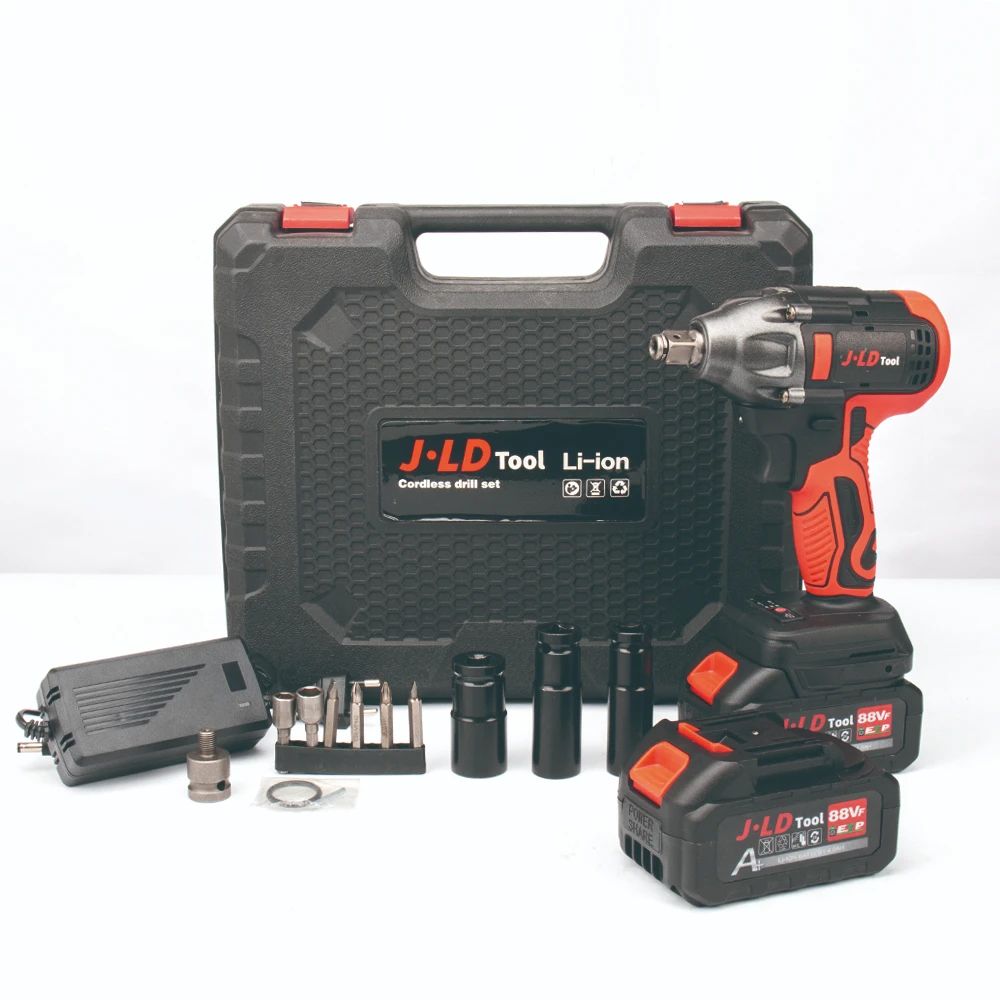 Promo Mj Jld 88vf Brushless Impact Baterai 13mm Mesin Baterai Bor ...
