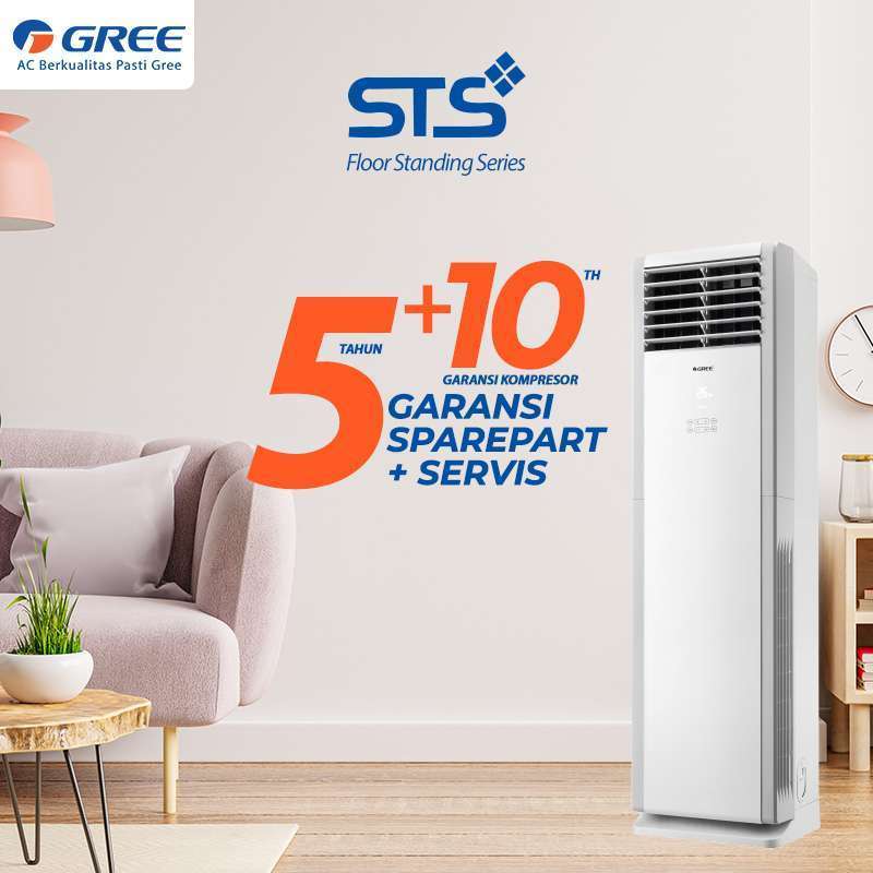Promo Gree Ac Floor Standing 3pk - Inverter - Dengan Smart Wifi Dan Led ...