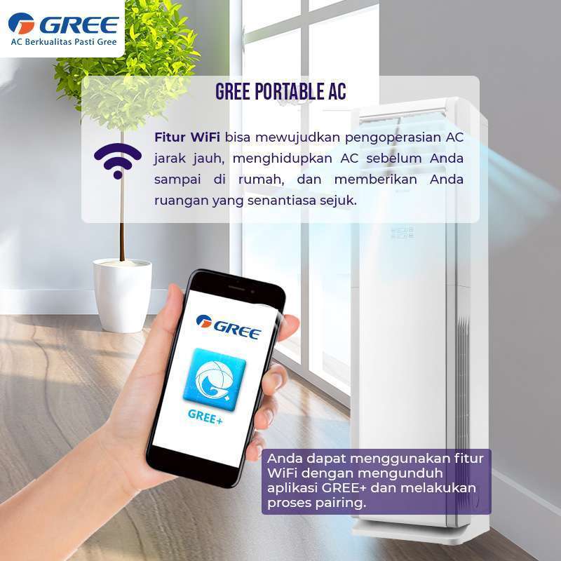 Promo Gree Ac Floor Standing 3pk - Inverter - Dengan Smart Wifi Dan Led ...