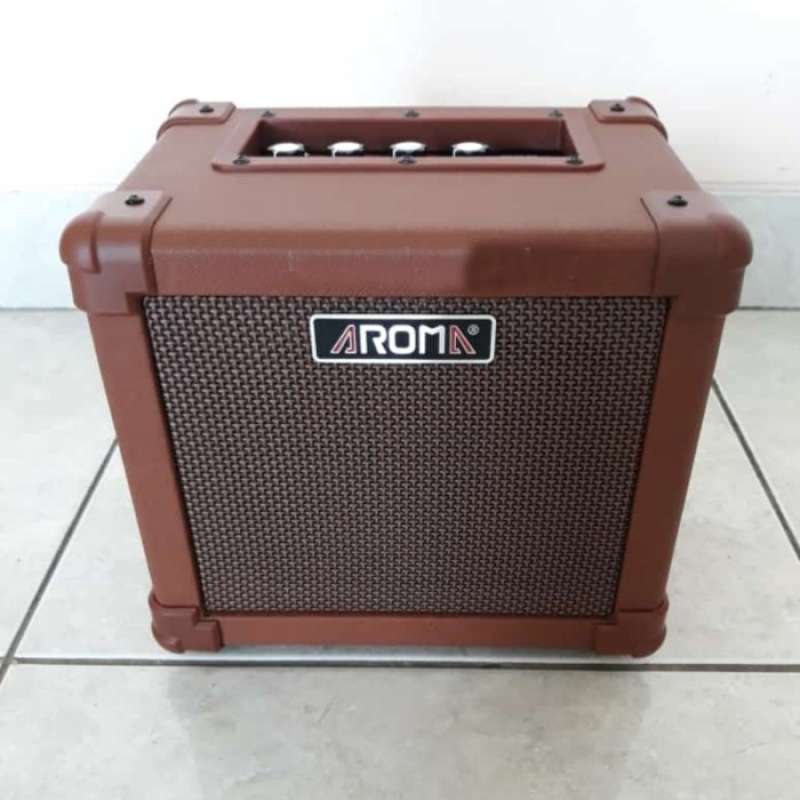 Promo Amplifier Speaker Ampli Gitar Akustik Aroma Ag-10A With Input Mic Diskon 15% di Seller ...