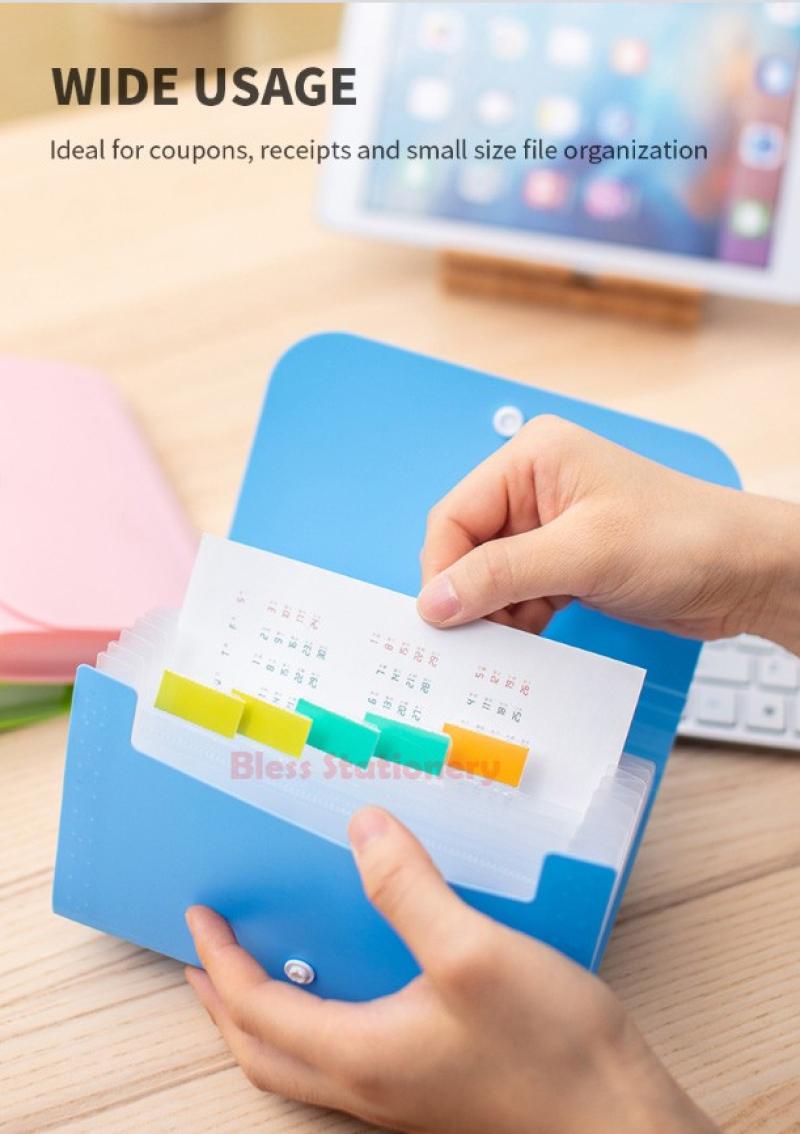 Promo Deli Dompet Plastik A6 Map Uang Map Nota Map Giro Expanding File ...