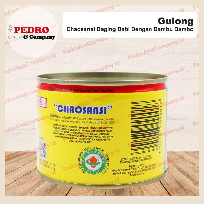 Jual Gulong chaosansi 198 gram - daging babi dengan bambu bamboo di ...