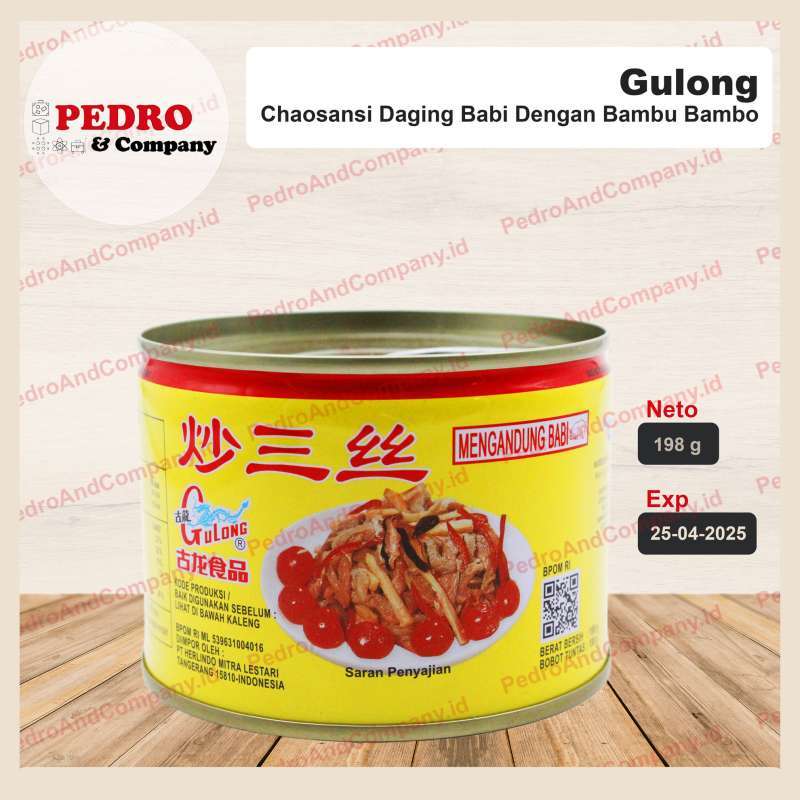 Jual Gulong chaosansi 198 gram - daging babi dengan bambu bamboo di ...