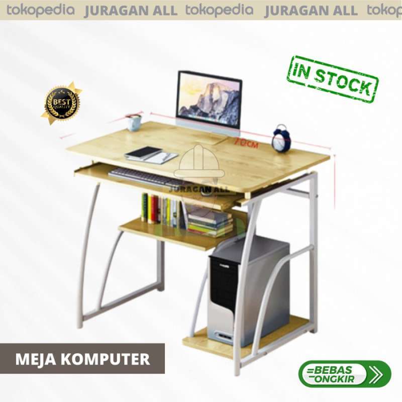 Promo Meja Komputer Kayu/Pc/Belajar/Kerja/Gaming/ Meja Rumah Minimalis ...