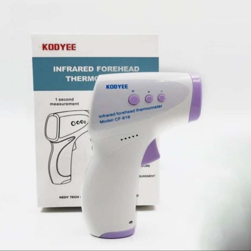 Jual thermometer pistol sentuh Thermo termo gun tembak INFRA Merah IR ...