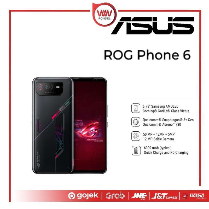 Jual Hp Asus Rog Phone 6 Ram 12gb Internal 256gb Garansi Resmi Di ...