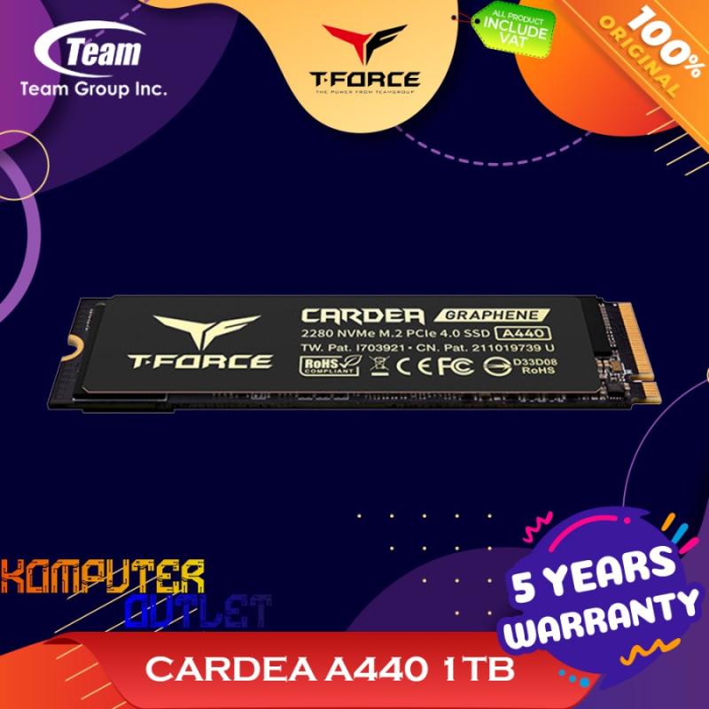 Jual Team T-force Cardea A440 1tb Nvme M.2 Pcie Ssd Gen 4 Aluminum ...
