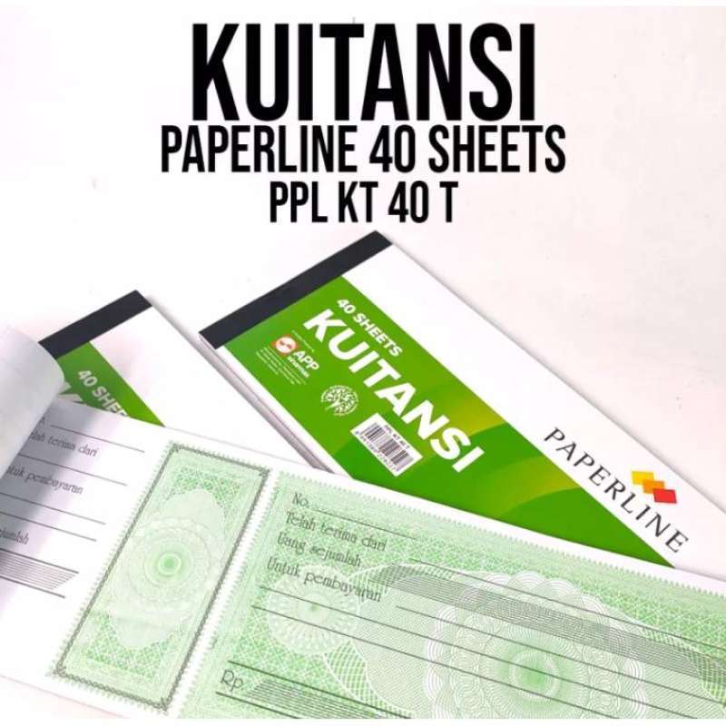 Jual Kuitansi Paperline / Buku Kwitansi Paperline Ukuran Sedang Isi 10 ...