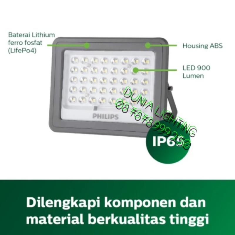 Promo Lampu Sorot Solar Led Philip Bvc080 Led9 765 Solar Floodlight Diskon 23% Di Seller Alice ...