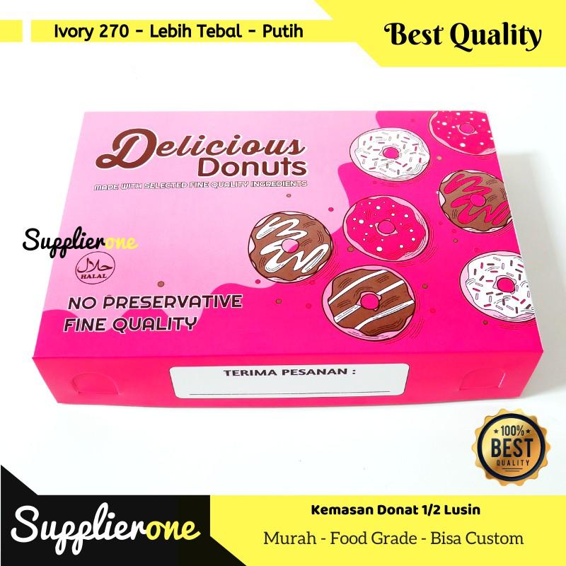 Promo Box Donat Polos, Box Makanan Polos, Dus Donat, Tempat Donat ...