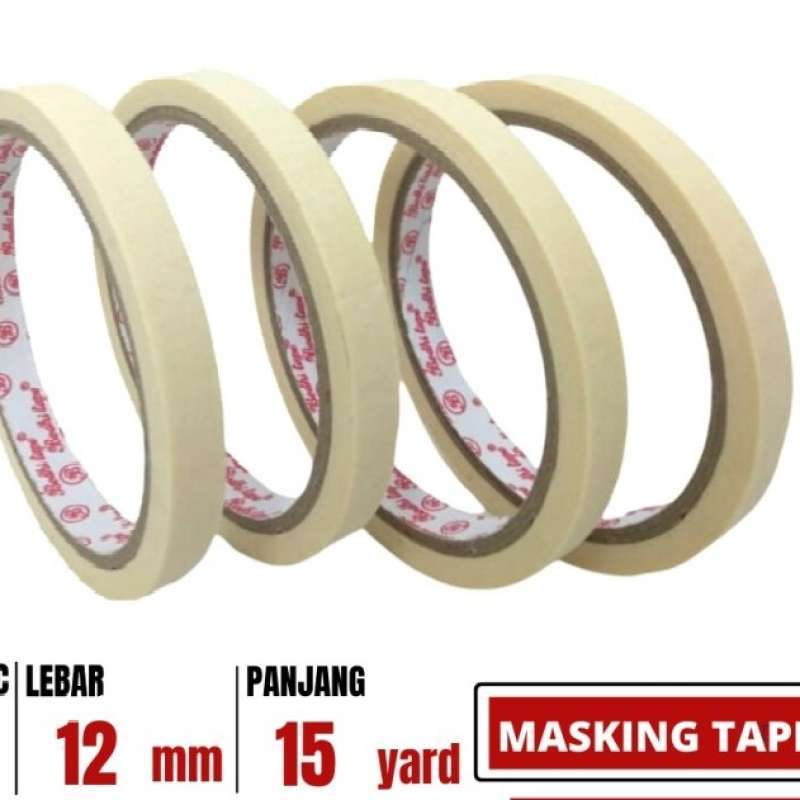 Jual MASKING TAPE (LAKBAN KERTAS) /SELOTIP LAKBAN KERTAS BODHI TAPE ...