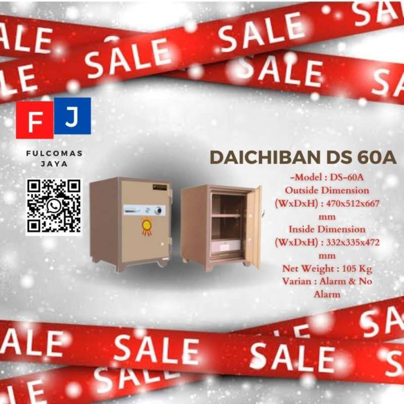 Jual Daichiban Ds-60a Lemari Brankas Tahan Api - No Alarm Di Seller ...