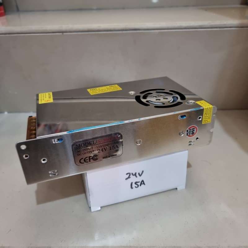 Promo power supply 24v 15A plus fan slim Diskon 23% di Seller Ulita ...