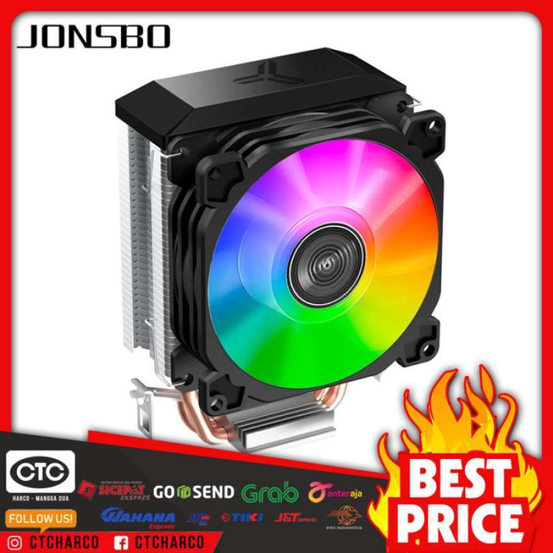 Promo Cpu Cooler Jonsbo Cr1200e 9cm Copper Heat Pipe Tower Rgb Procig Diskon 23% Di Seller Ulita ...