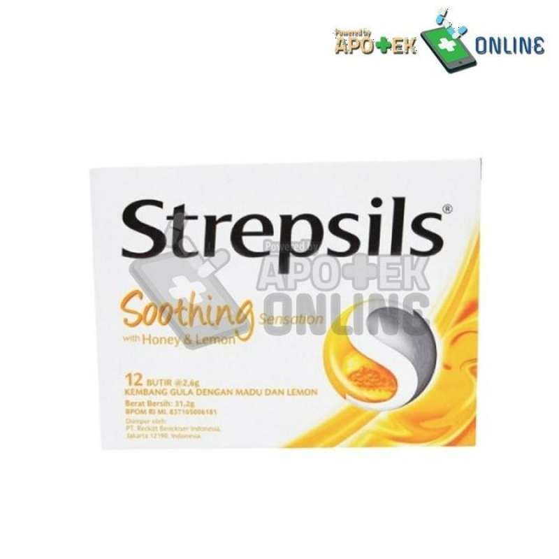 Jual Strepsils Honey & Lemon Sachet Isi 12 Tablet Hisap Di Seller ...