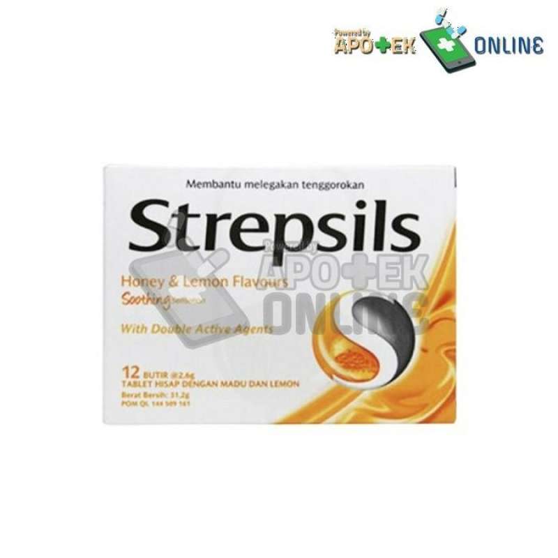 Jual Strepsils Honey & Lemon Sachet Isi 12 Tablet Hisap Di Seller ...