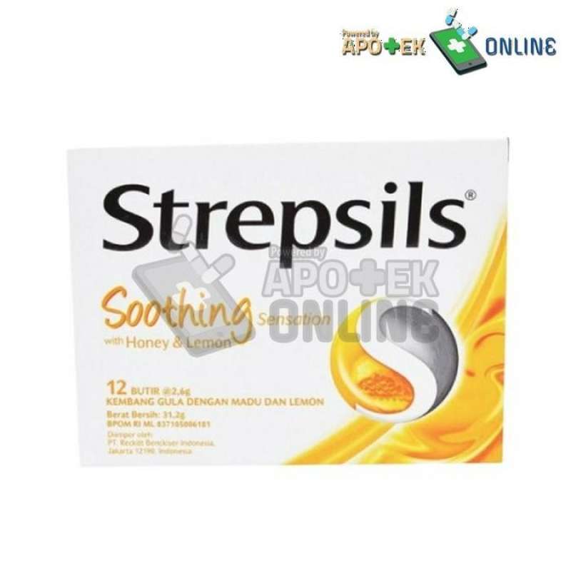 Jual Strepsils Honey & Lemon Sachet Isi 12 Tablet Hisap Di Seller ...