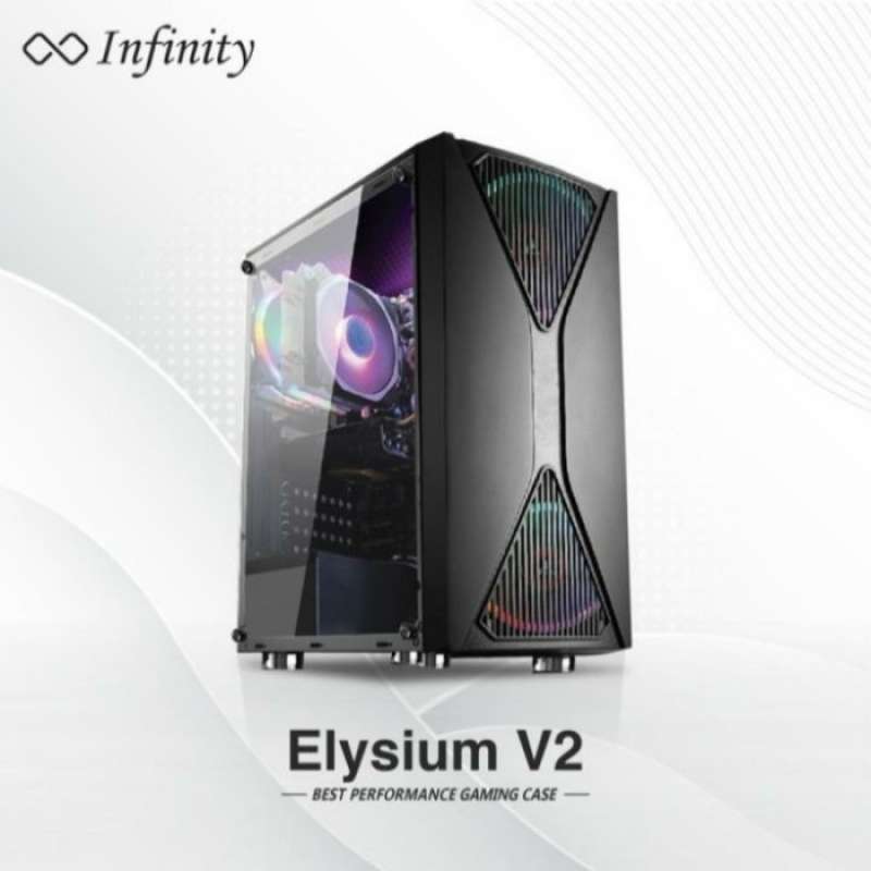 Promo Infinity Elysium V2 + 2 Fan Gaming Case Diskon 23% Di Seller ...
