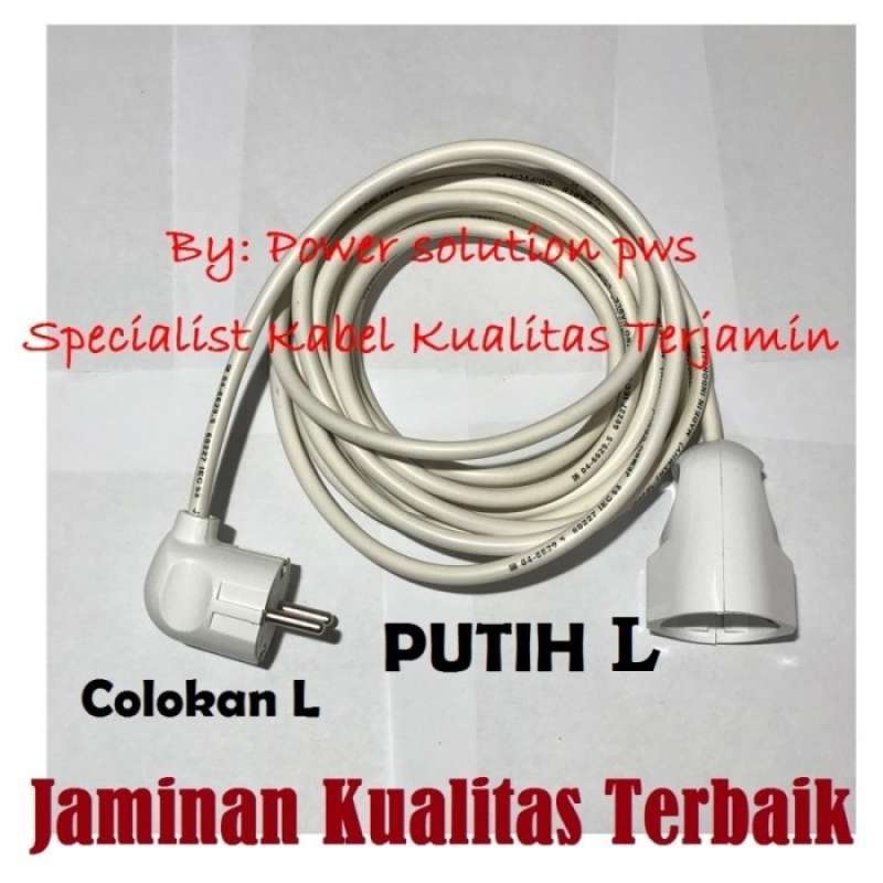 Promo Kabel Listrik Tambahan ( Extension ) 5 Meter Kabel Rol colokan ...