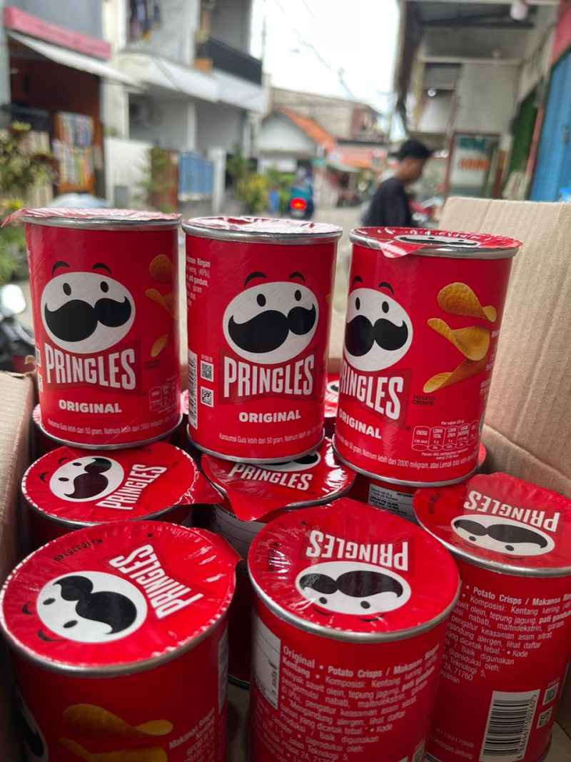 Jual COD // Pringles 50 Gr 1 Dus Isi 10 // Pringles Original 50 Gr Mini ...