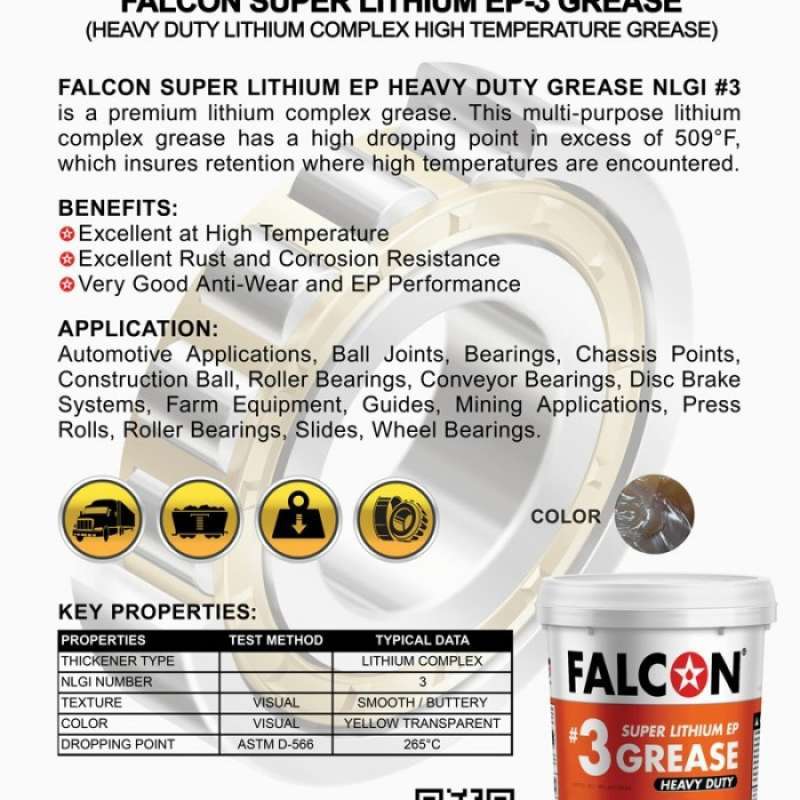 Promo Falcon Ep-3 Warna Transparant Heavy Duty - Gemuk Beban Berat ...