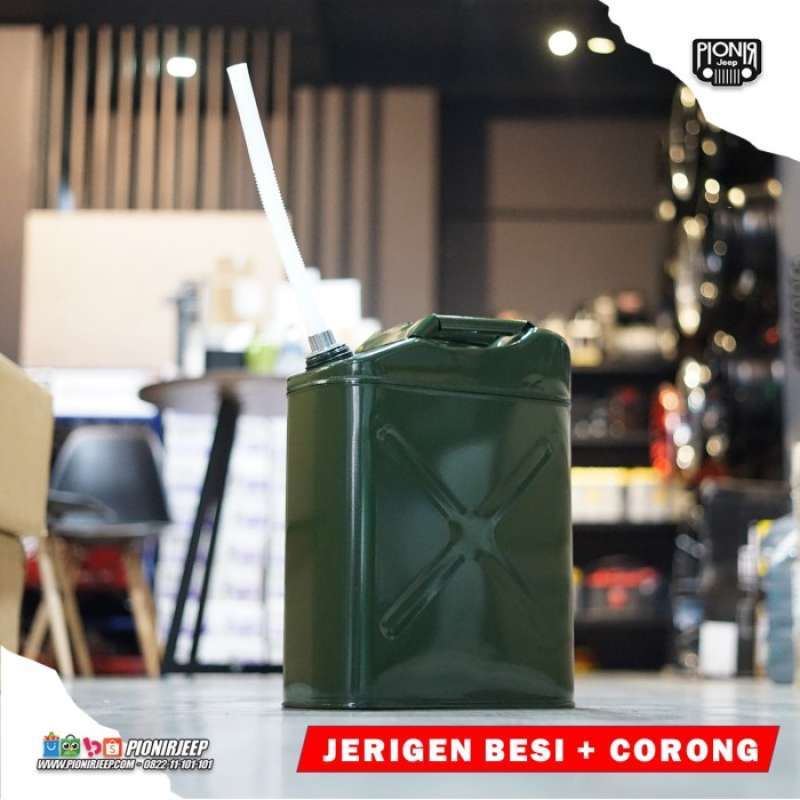 Jual Jerigen Besi Bensin Solar Army Nato Military Steel Jerrycan Tanki ...