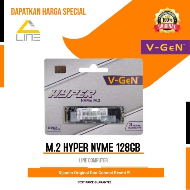 Promo SSD V-GeN Hyper 128GB M.2 NVMe PCIe Gen 3.0 - SSD VGEN 128 GB M2 ...