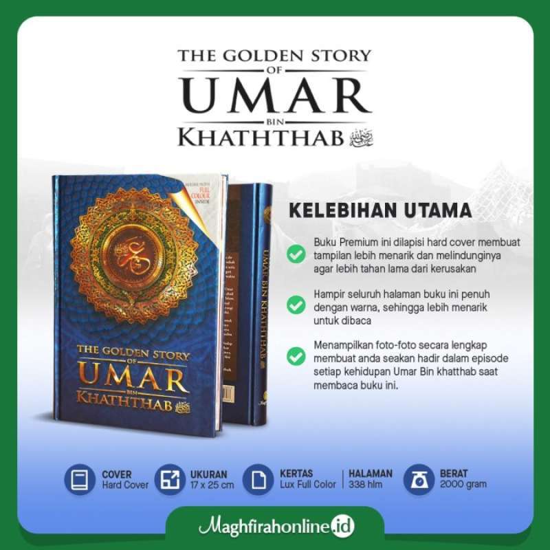 Jual The Golden Story Of Umar Bin Khaththab - Maghfirah Pustaka Di ...