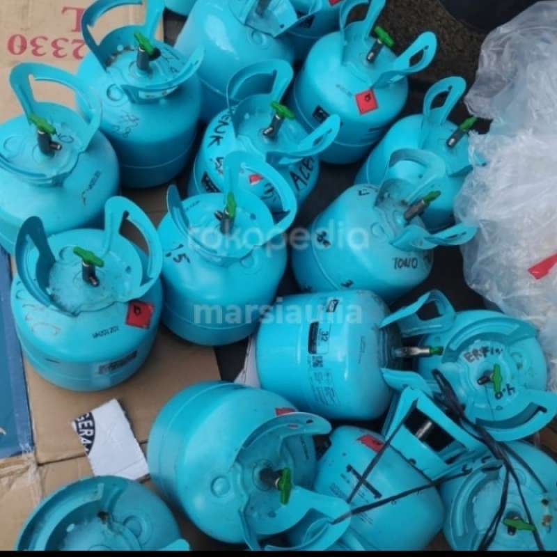 Jual FREON AC ISI 1KG TABUNG KECIL DIISI R22 R32 R410 FREON R134 FREON ...