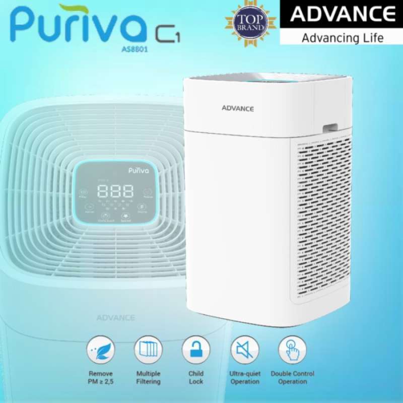 Jual Penyaring Udara Portable Purifier Advance Puriva C1 Air Purifier ...