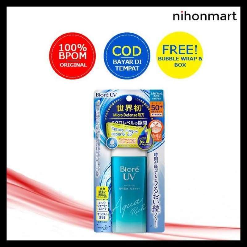 Promo Ready Biore Uv Aqua Rich Watery Gel Spf 50 90Ml Original Diskon 23% di Seller Herme Beauty ...