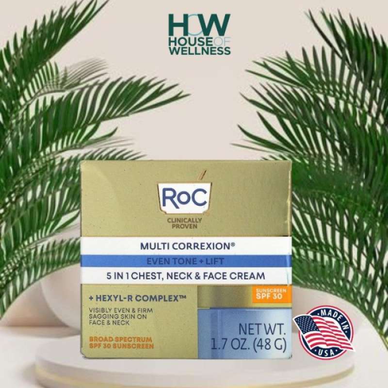 Promo ROC Multi Correxion Even tone + lift CHEST, NECK & FACE Cream SPF ...