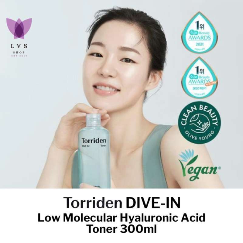 Promo Torriden DIVE-IN Low Molecular Hyaluronic Acid Toner 300ml Diskon ...