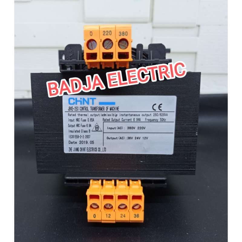 Promo Chint Transformer Trafo Step Down 250VA In 380V 220V Out 36V 24V 12V Diskon 23% di Seller ...