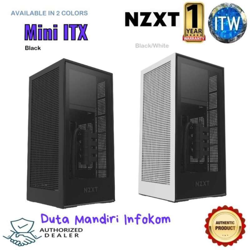 Promo Nzxt H1 Matte White I Black - Mini Itx Gaming Case Diskon 23% Di ...