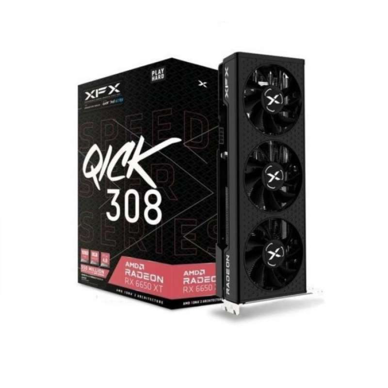 Promo XFX Radeon RX 6650 XT ULTRA 8GB DDR6 SPEEDSTER QICK308 - TRIPLE ...