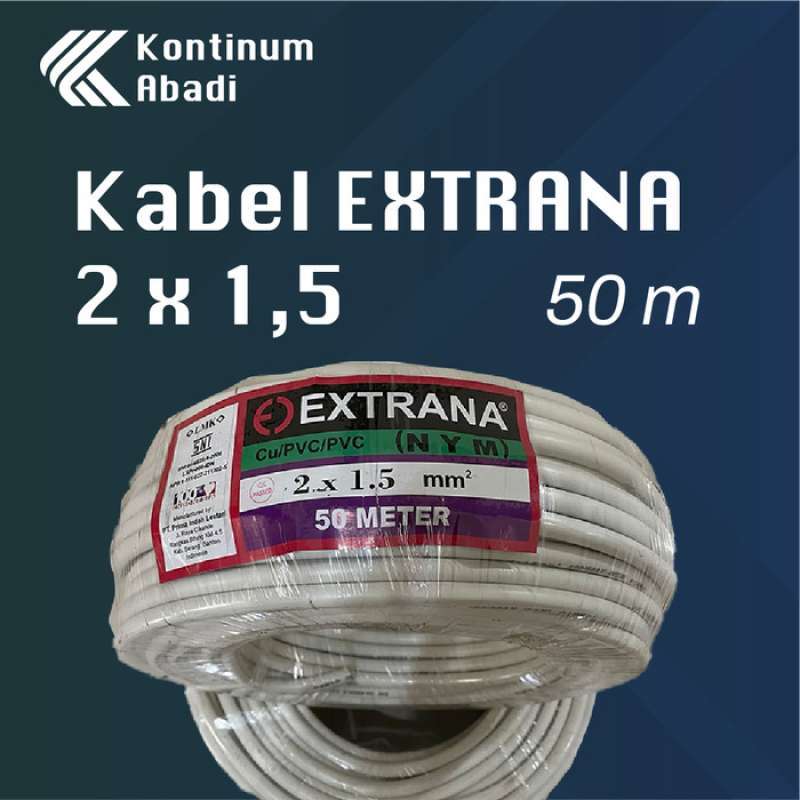 Promo KABEL LISTRIK EXTRANA NYM 2 x 1.5 mm 2 x 1,5 mm 2x1,5 | 50 M ...