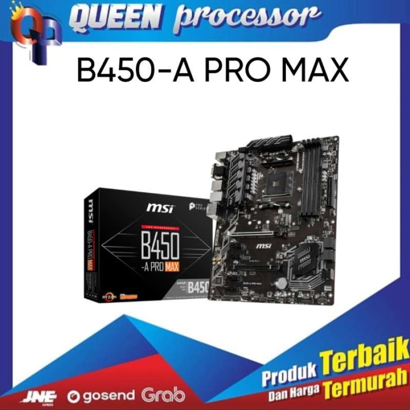 Promo MSI B450 A PRO MAX (AM4, AMD B450, DDR4) Diskon 23% di Seller Ulita Store - Kalibata, Kota ...