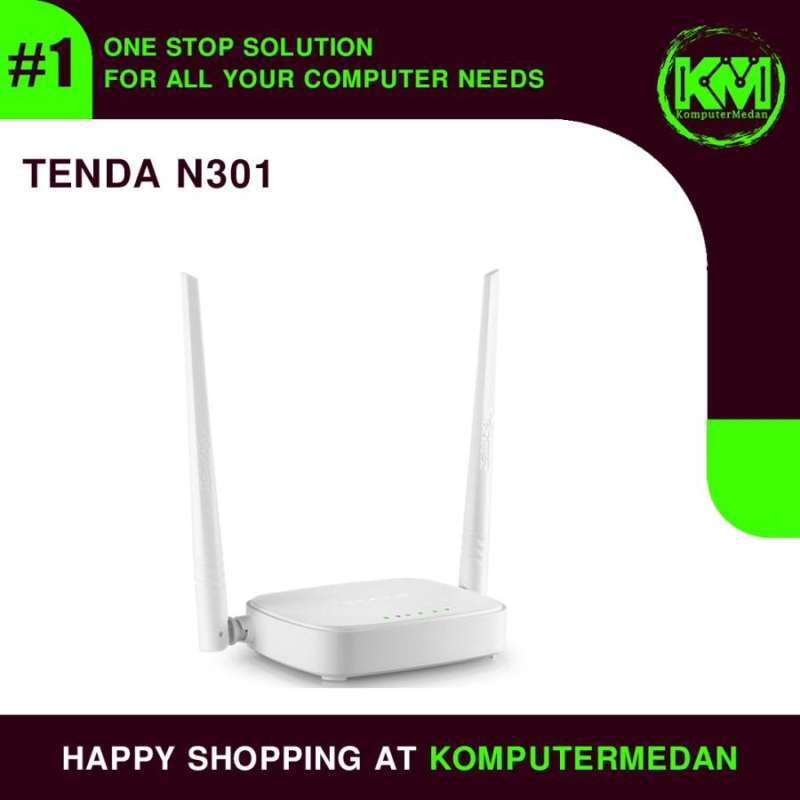 Jual TENDA N301 300Mbps Easy Setup Router di Seller KomputerMedan ...